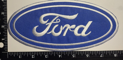 Large Ford Patch Iron On or Sew On Embroidered Patch Oval High Quality ...