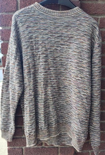Raffi Linea Uomo Sweater Mens M Medium Cotton Acrylic Knit Pullover ...