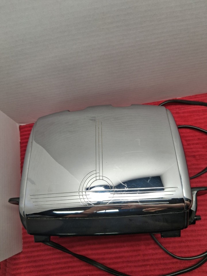 1950s Sunbeam T-20C Radiant Control Chrome Toaster Working Art Deco ...