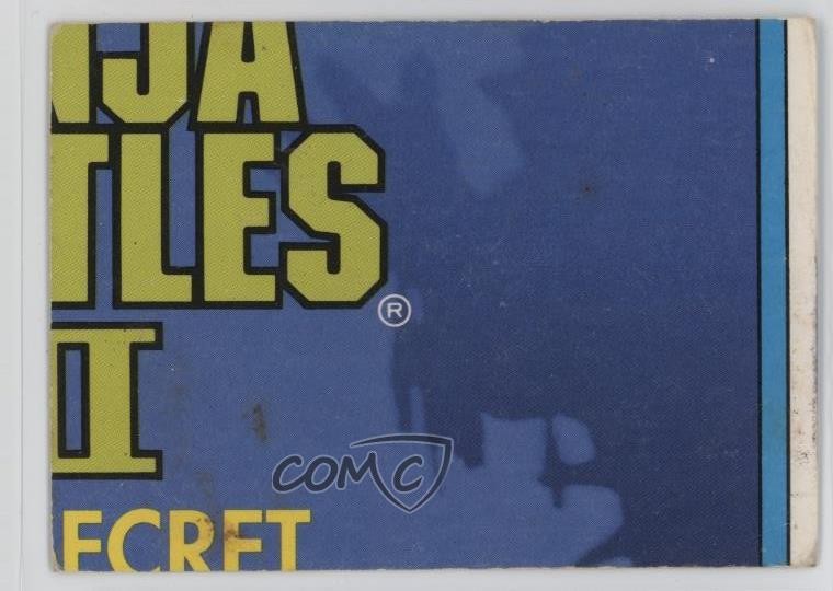 1991 II: The Secret of Ooze Movie Stickers Teenage Mutant Ninja Turtles ...