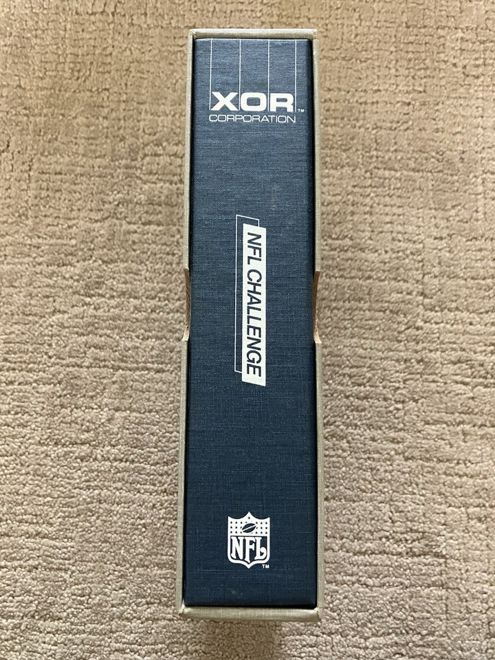VINTAGE NFL CHALLENGE XOR FOOTBALL COMPUTER PC GAME 1980'S FLOPPY DISCS ...