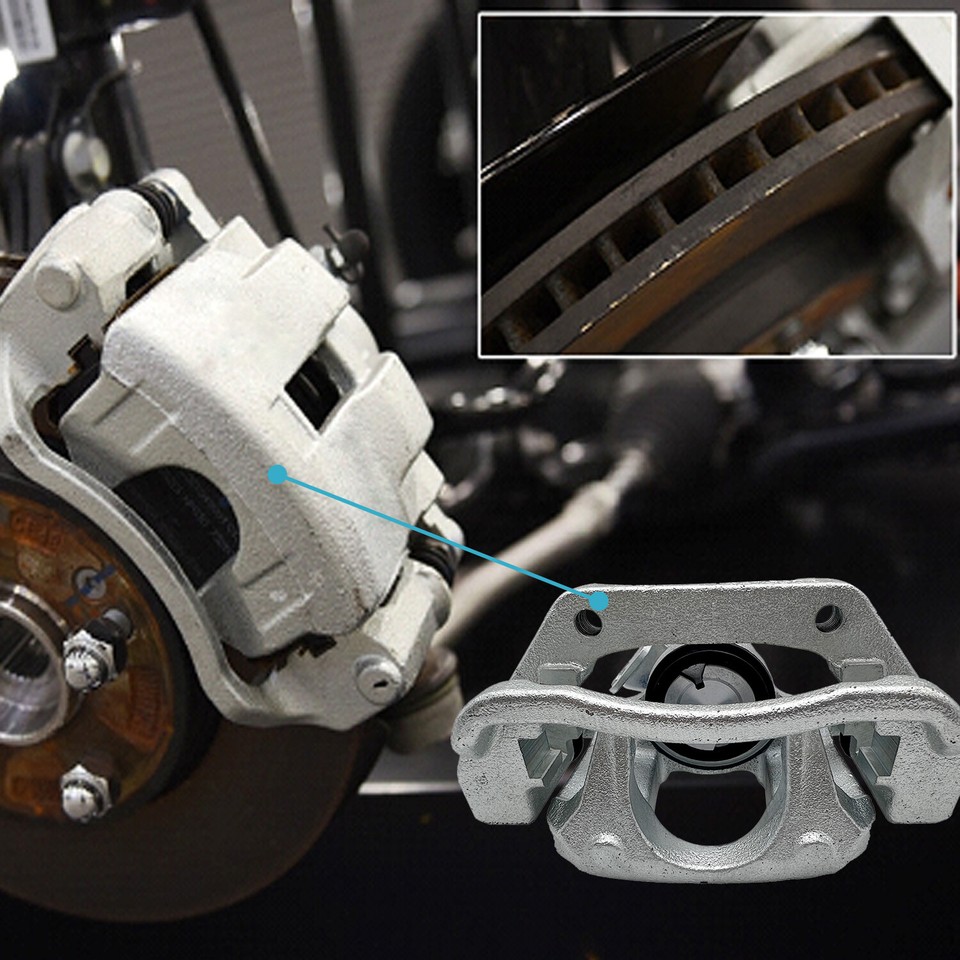 For Lincoln MKX 2011-2014 Ford Edge 3.5L Rear Brake Calipers w/ Bracket ...