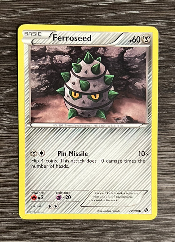 Ferroseed 70/98 - Emerging Powers - Common - Pokemon Card TCG | eBay
