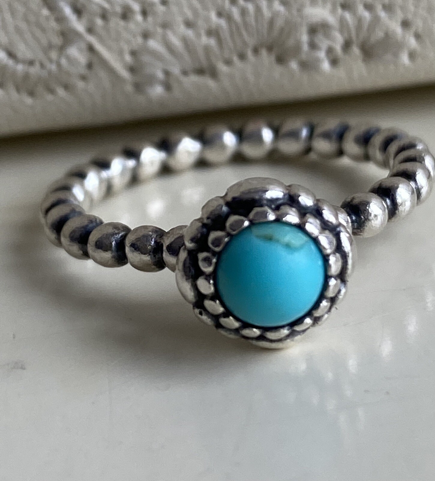 Genuine Pandora December Birthstone Turquoise bubble … - Gem