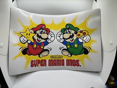Nintendo Super Mario Bros. PVC Placemat Luigi K5762PMU 1989 Retro 18 ...
