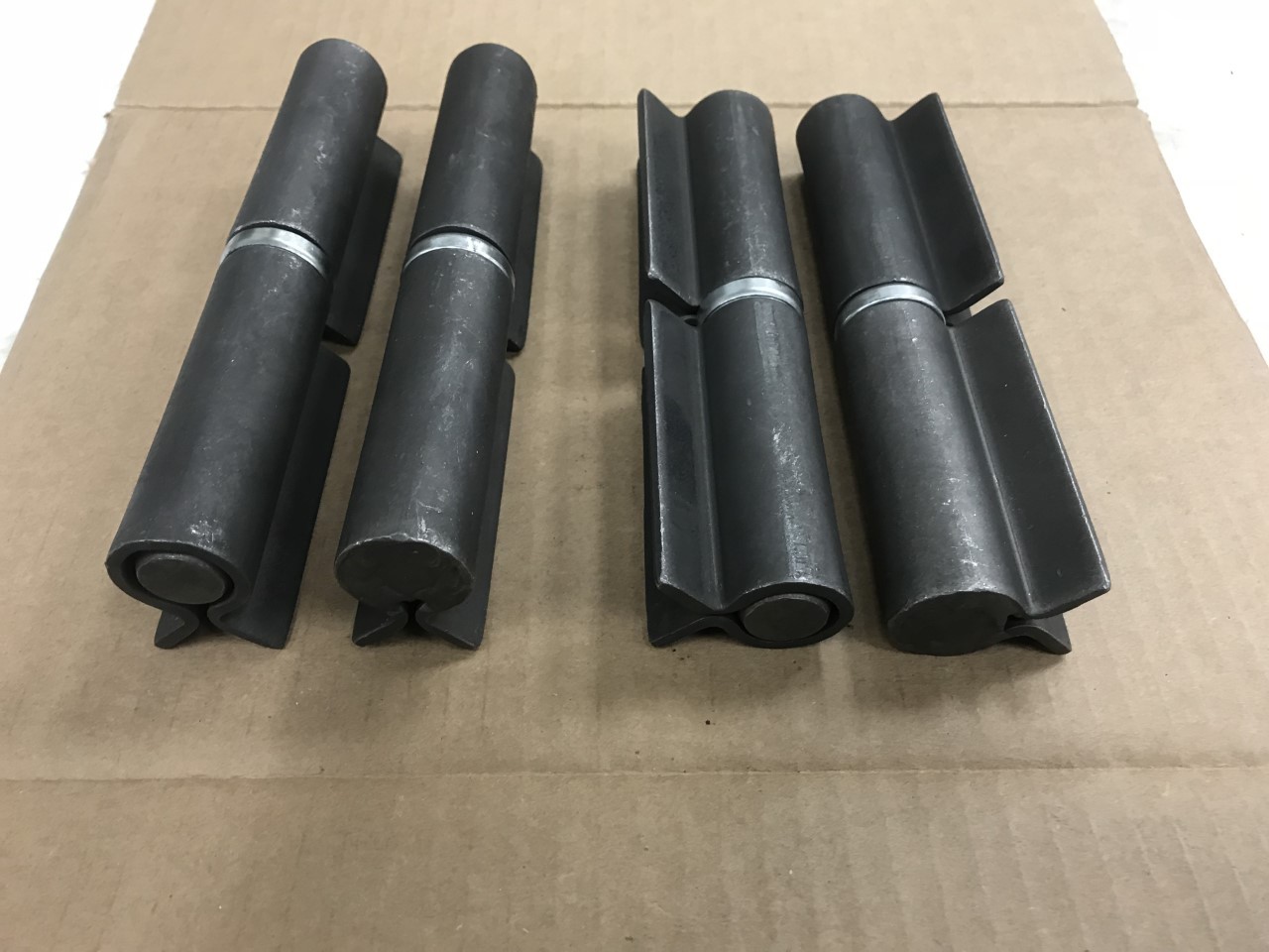 Weld on Gate Hinges 7" (4) HD Weld On Weldable Hinge Winged Ramp Door # ...