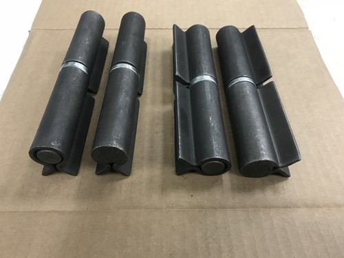 Weld on Gate Hinges 7" (4) HD Weld On Weldable Hinge Winged Ramp Door # ...