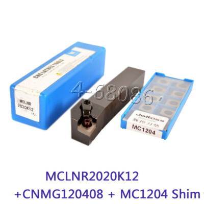 MCLNR2020K12 Turning holder + CNMG120408 CNMG432 Carbide inserts ...