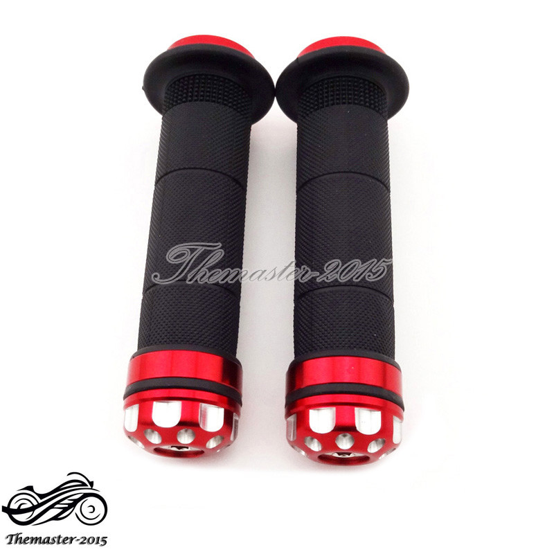 22mm 7/8" Red Handle Hand Grips For 110 125 150 200cc ATV Quad 4 ...