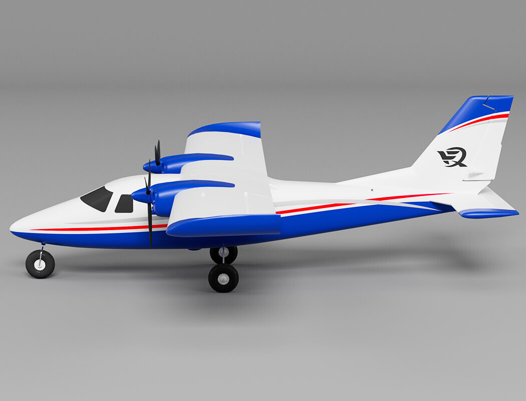 Xfly P68 Twin RC Plane (850mm) ARTF (no Tx/Rx/Batt/Cgr) - Blue | eBay