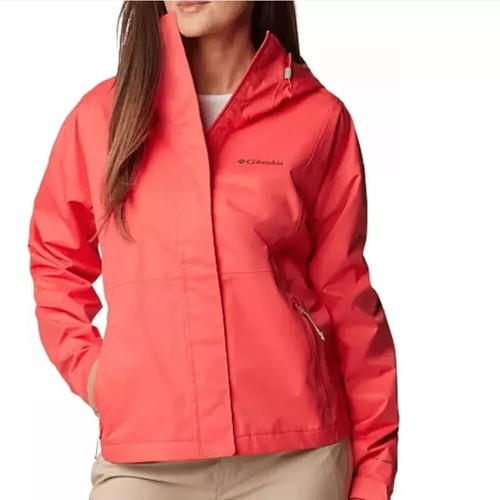 NWT Columbia Women's Hikebound Short Rain Jacket Color Juicy Size S | eBay