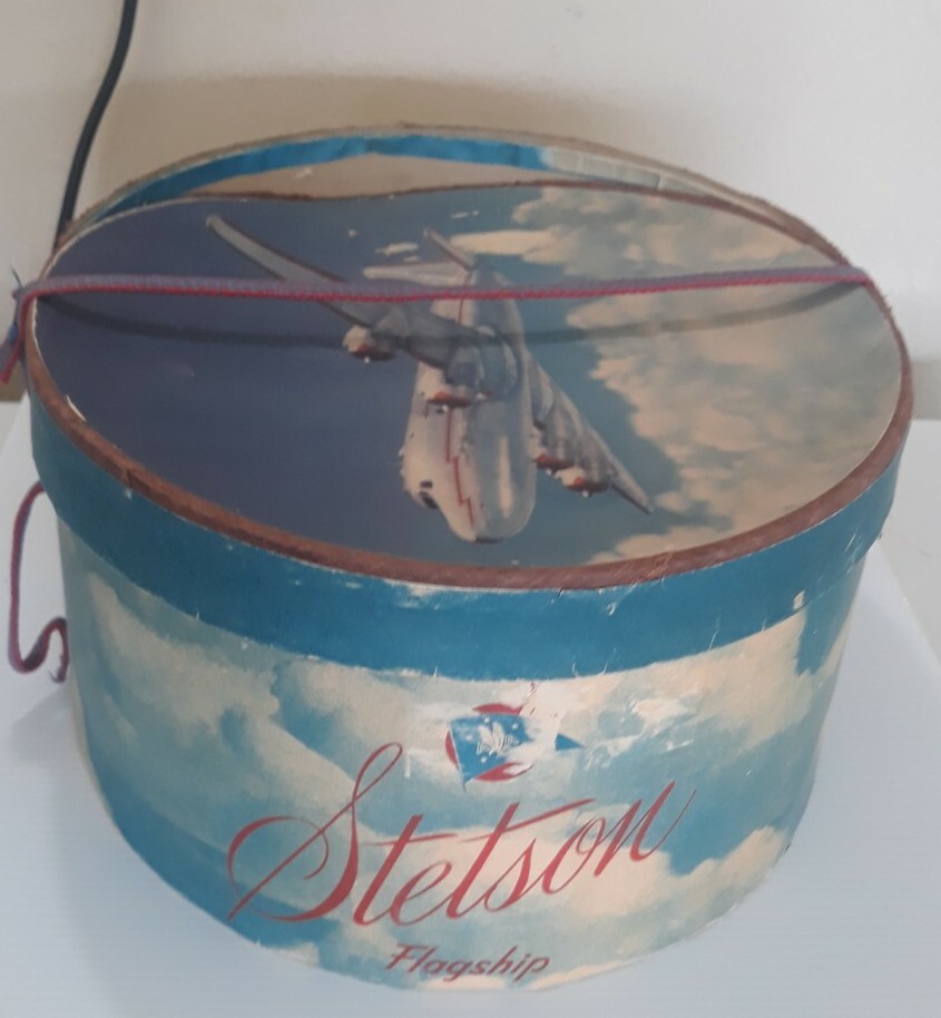 Stetson Flagship Oval Hat Storage Box Antique Vintage… - Gem