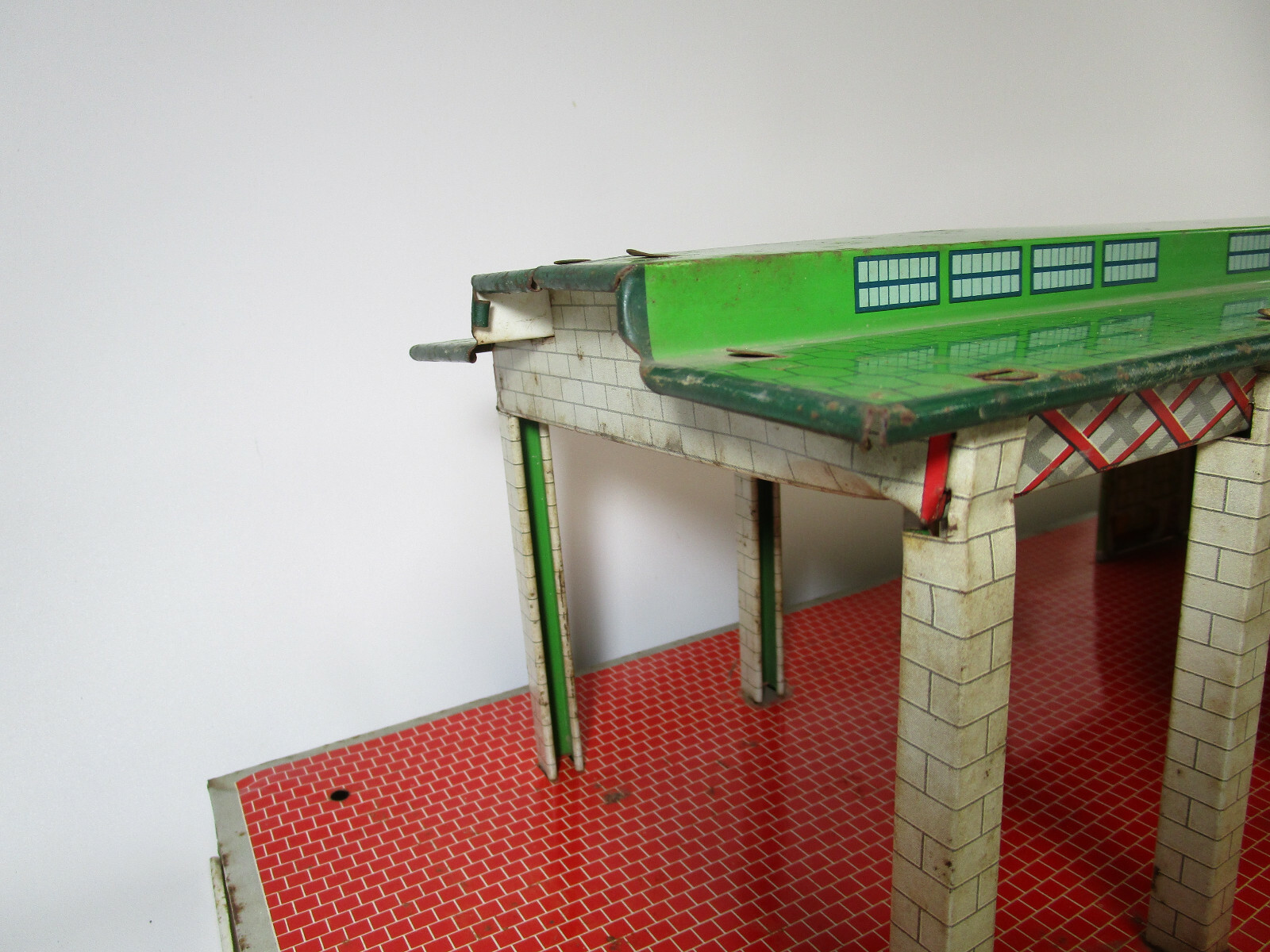 Vintage Marx Freight Terminal Tin Litho Train Station Toy Building ...