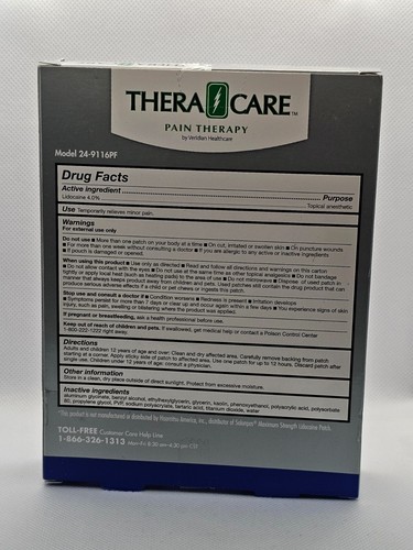 Lidocaine 4% Patches Theracare 6 Patches per box - 5 pack | eBay