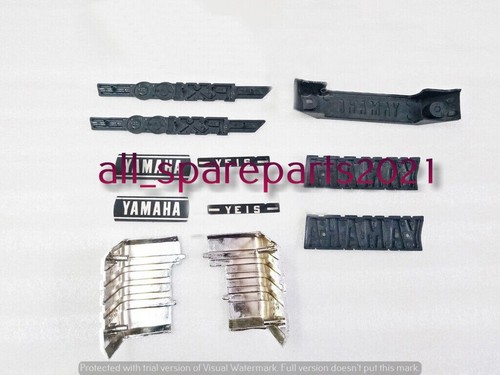 For Yamaha RX100 Tank & Side Cover 3D Chrome Emblem Logo Monogram Kit ...