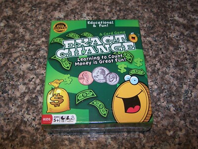 Exact Change Card Game - Educational Money Counting Game for Kids NEW ...