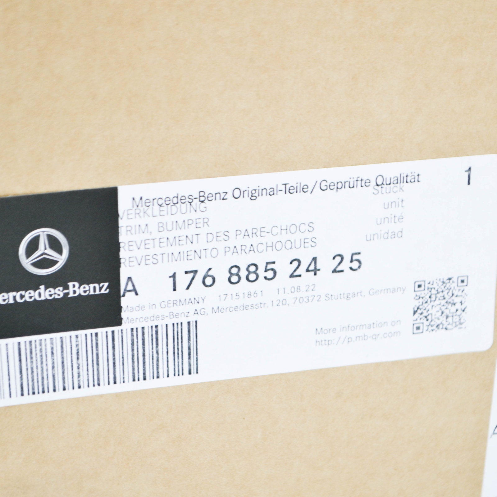 Mercedes-Benz A1768852425 for sale online | eBay