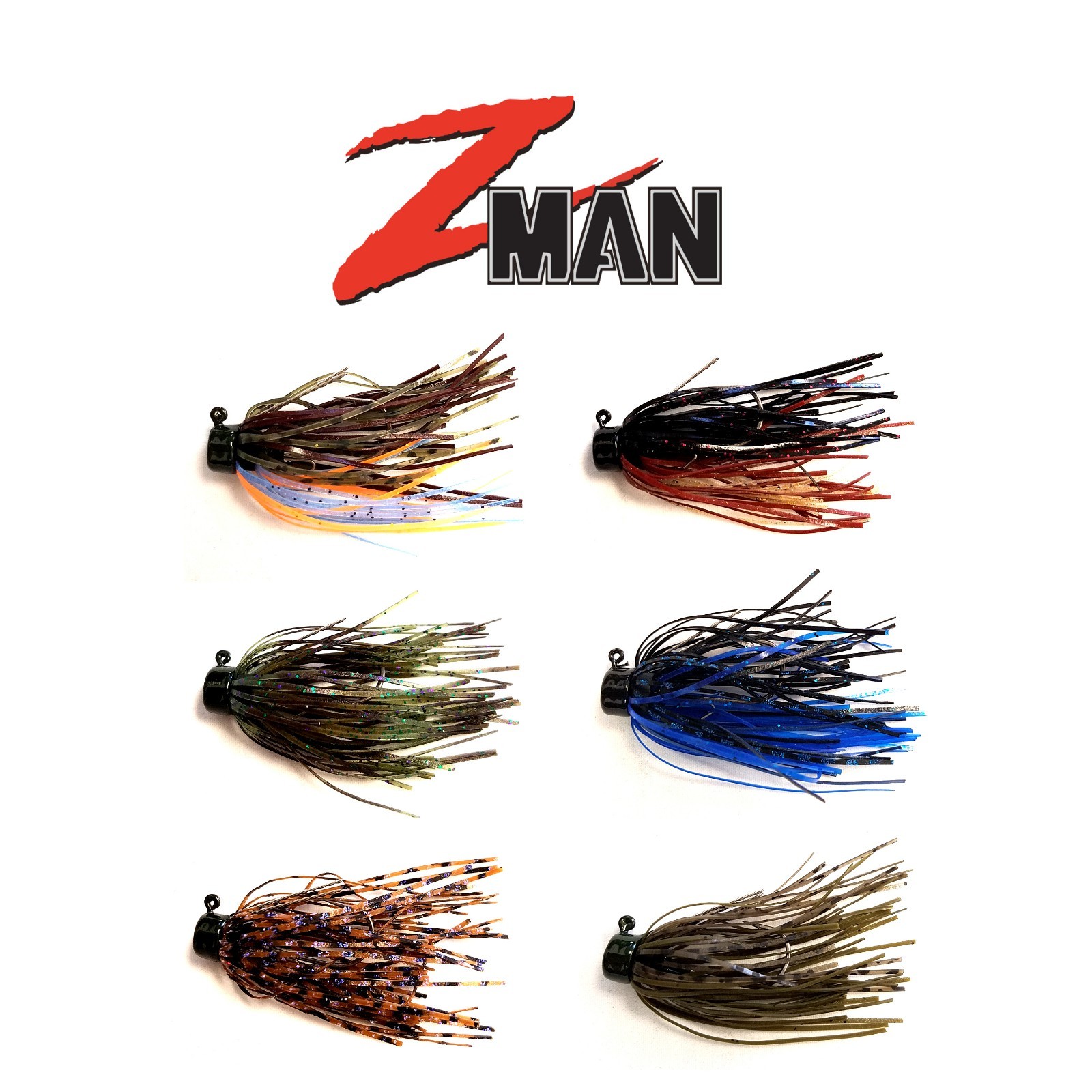 Z-Man Shroomz Micro Finesse Jig 1/8oz 2pk Zman Bass, Walleye, Trout ...