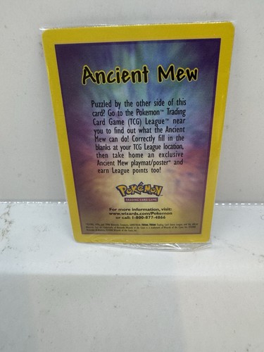 SEALED Ancient Mew Pokemon Promo Card Rare MINT | eBay