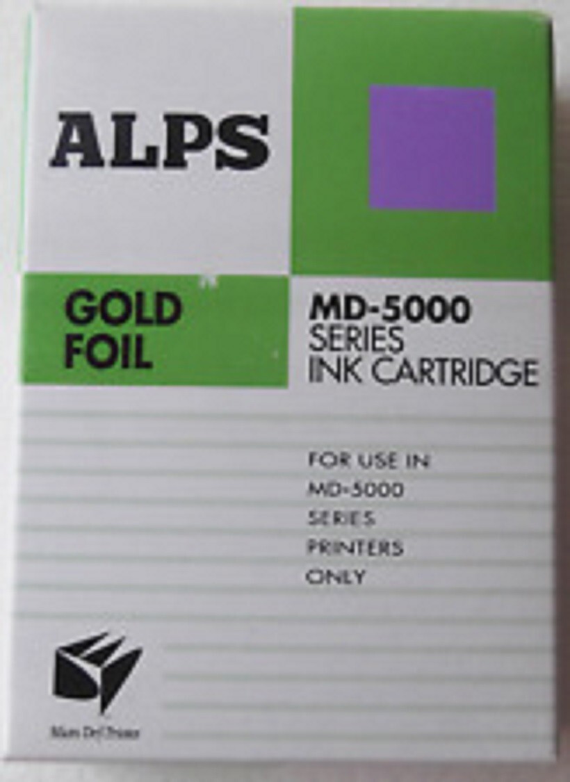 ALPS MD5000 Printer Gold Foil Ink Cassette - Made in Japan | eBay