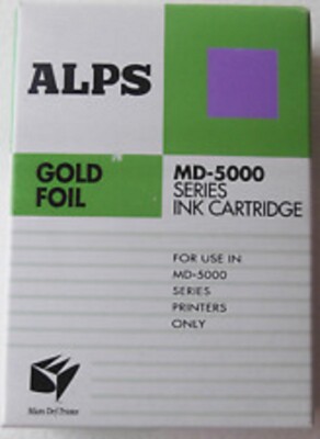 ALPS MD5000 Printer Gold Foil Ink Cassette - Made in Japan | eBay