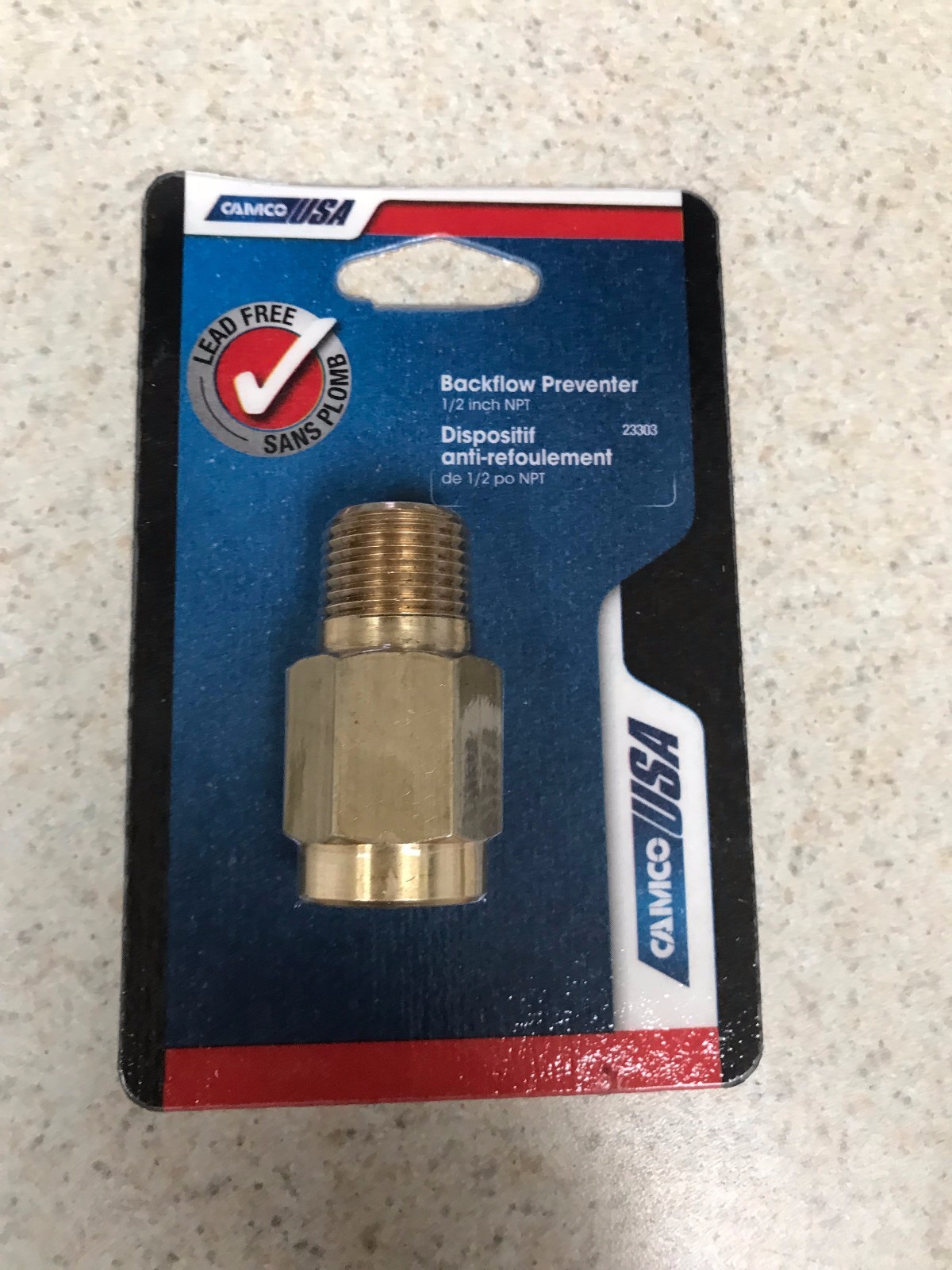 RV - Plumbing - Back Flow Preventer / Brass Check Valve - One Way Water ...