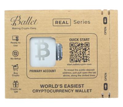 Ballet REAL Series Bitcoin Cold Storage Wallet Card | eBay