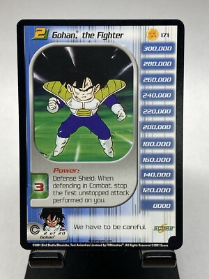 DBZ: Gohan, the Fighter #171 Lv2 NM Trunks Saga Personality Dragon Ball ...