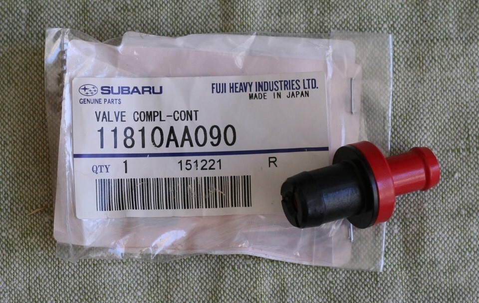 Subaru Genuine 2010-2012 2.5L Legacy & Outback PCV Valve 11810AA090 | eBay