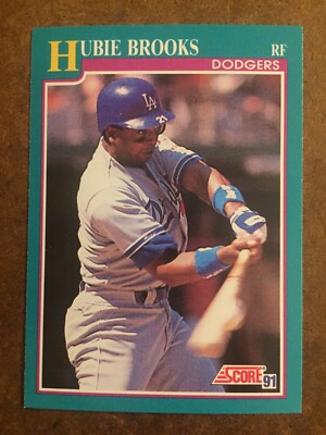 Hubie Brooks 196 Score 1991 MLB Baseball Trading Card | eBay