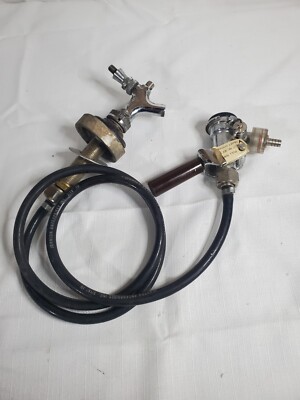 Vintage Draft Beer Keg Tap Faucet Stainless Steel Forward Sealing ...