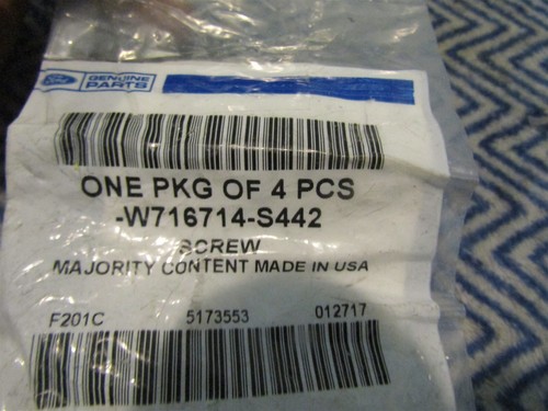 NOS FORD SCREW PART NUMBER W716714-S442 NEW GENUINE FORD | eBay