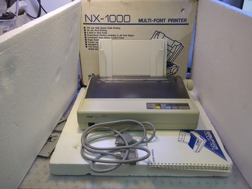 - Star Micronics NX-1000 Multi-Font DOT Parallel printer With Manual ...
