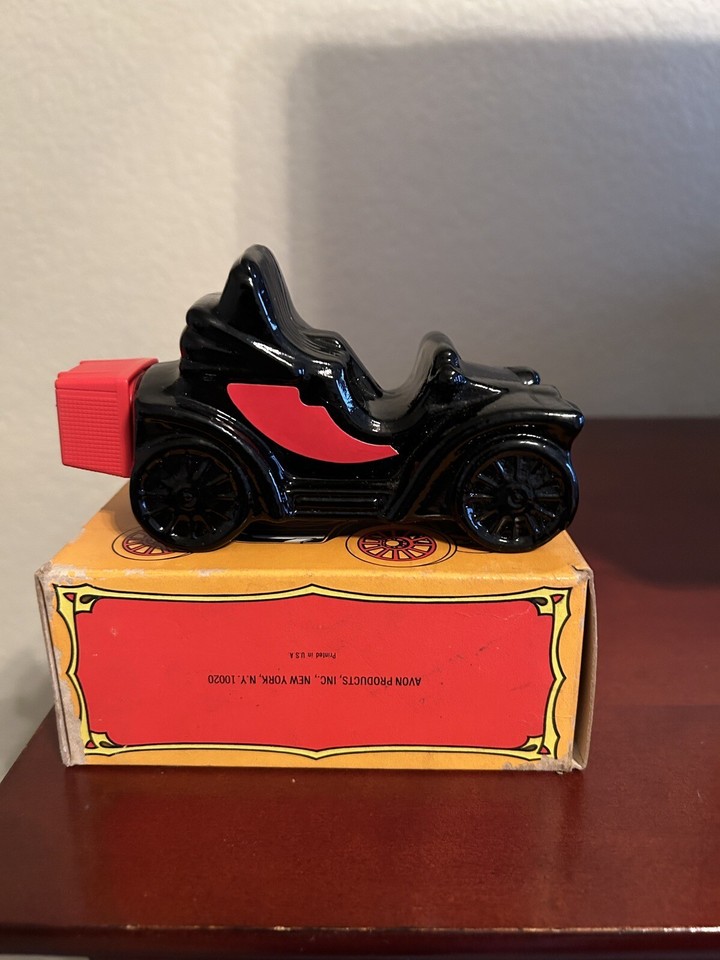 Avon Electric Charger Replica Car Bottle- Leather after shave - 1970 | eBay