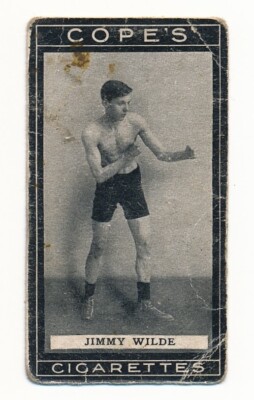 1915 Cope's JIMMY WILDE (HOF) ROOKIE CARD #45 Boxers RC Boxing Card ...