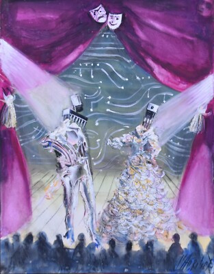 Gilbert L'Héritier (1930-2000) - abstraction lyrique (03) - gouache | eBay