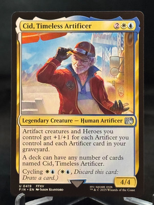 MTG Magic FIN Final Fantasy (Cid Sophiar) Cid, Timeless Artificer ...