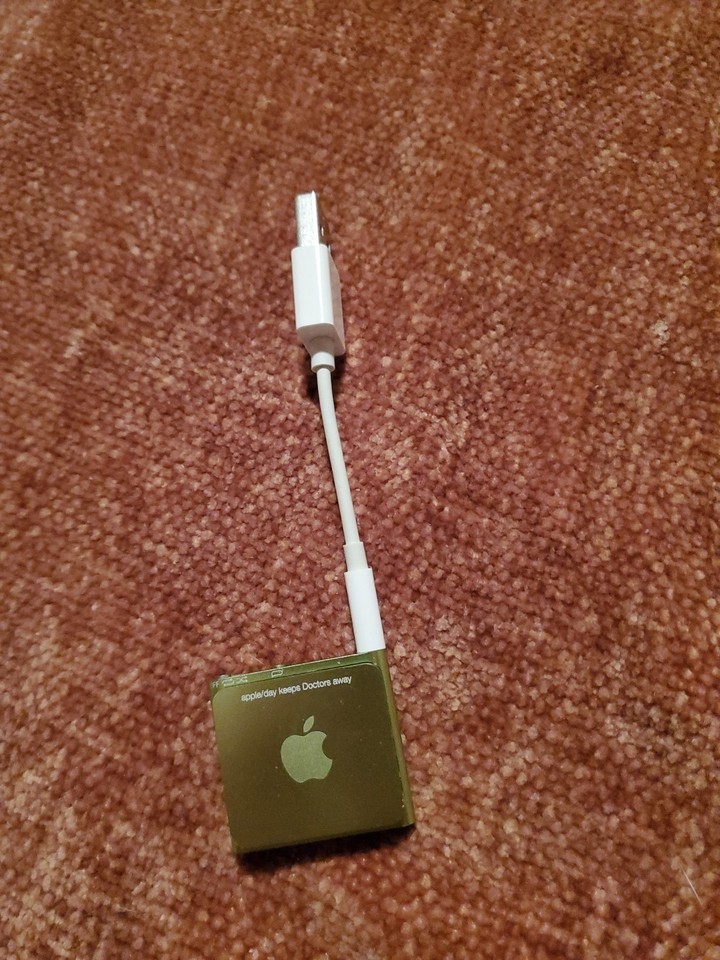 (G) Apple iPod Shuffle 4th Gen A1373 Green Clip MP3 Player FOR PARTS | eBay