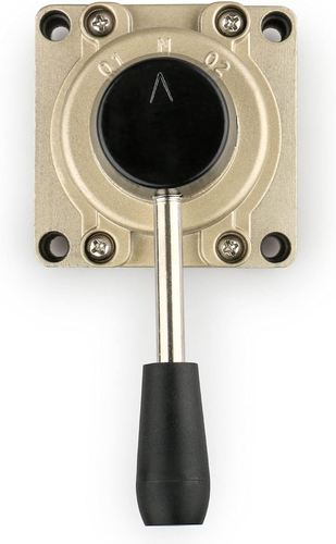 Rotary Lever Hand Valve HV-02 PT1/4 Air Flow Control 3 Position 4 Way ...