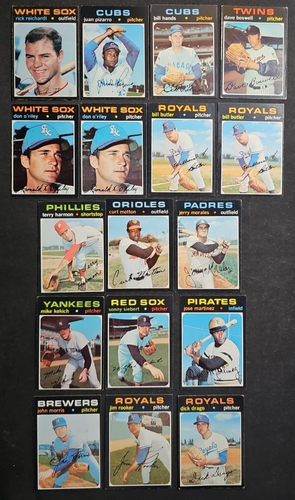 1971 Topps HIGH # Lot (17 Cards) | eBay