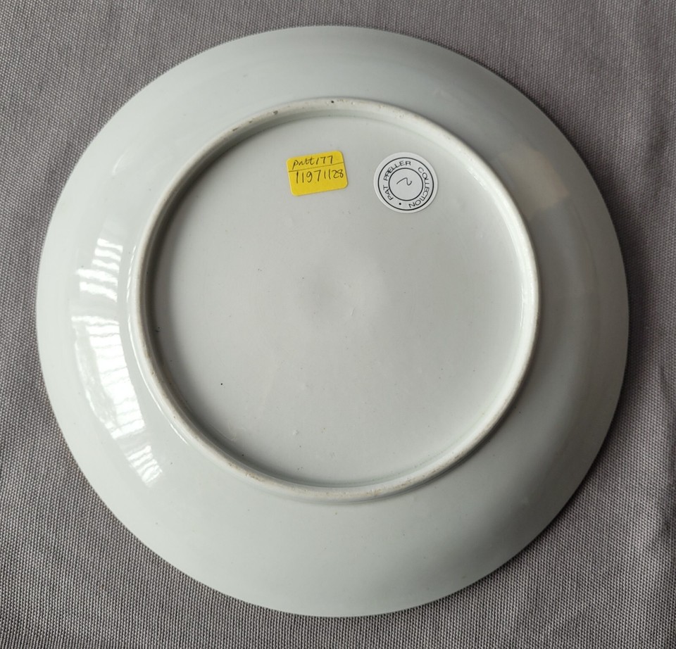 NEW HALL PATTERN 177 LARGE SAUCER DISH 2 C1790-95 PAT PRELLER ...