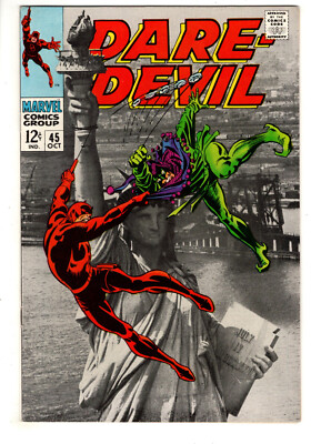 DAREDEVIL #45 (1968) - GRADE 8.0 - MARVEL JESTER APPEARANCE SILVER AGE ...