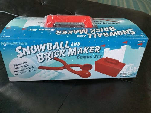 NEW MinnARK Snowball and Brick Maker Combo Set - Build Igloos Forts ...