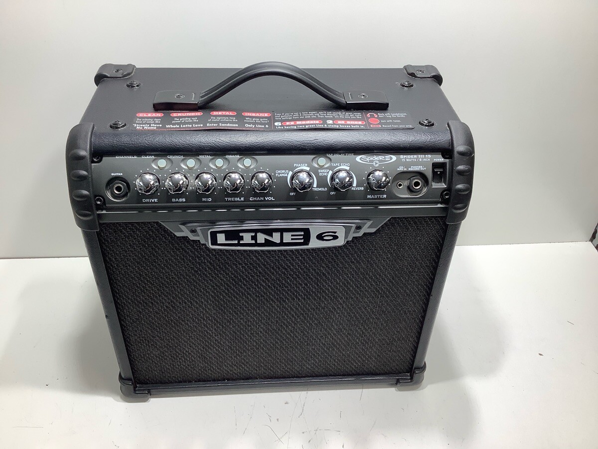 LINE 6 SPIDER 3 15W 1X8 GUITAR AMP (P24017367) 614252002219 | eBay