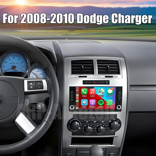 For 2008-2010 Dodge Charger 7" Wireless Carplay Car Stereo Radio GPS ...