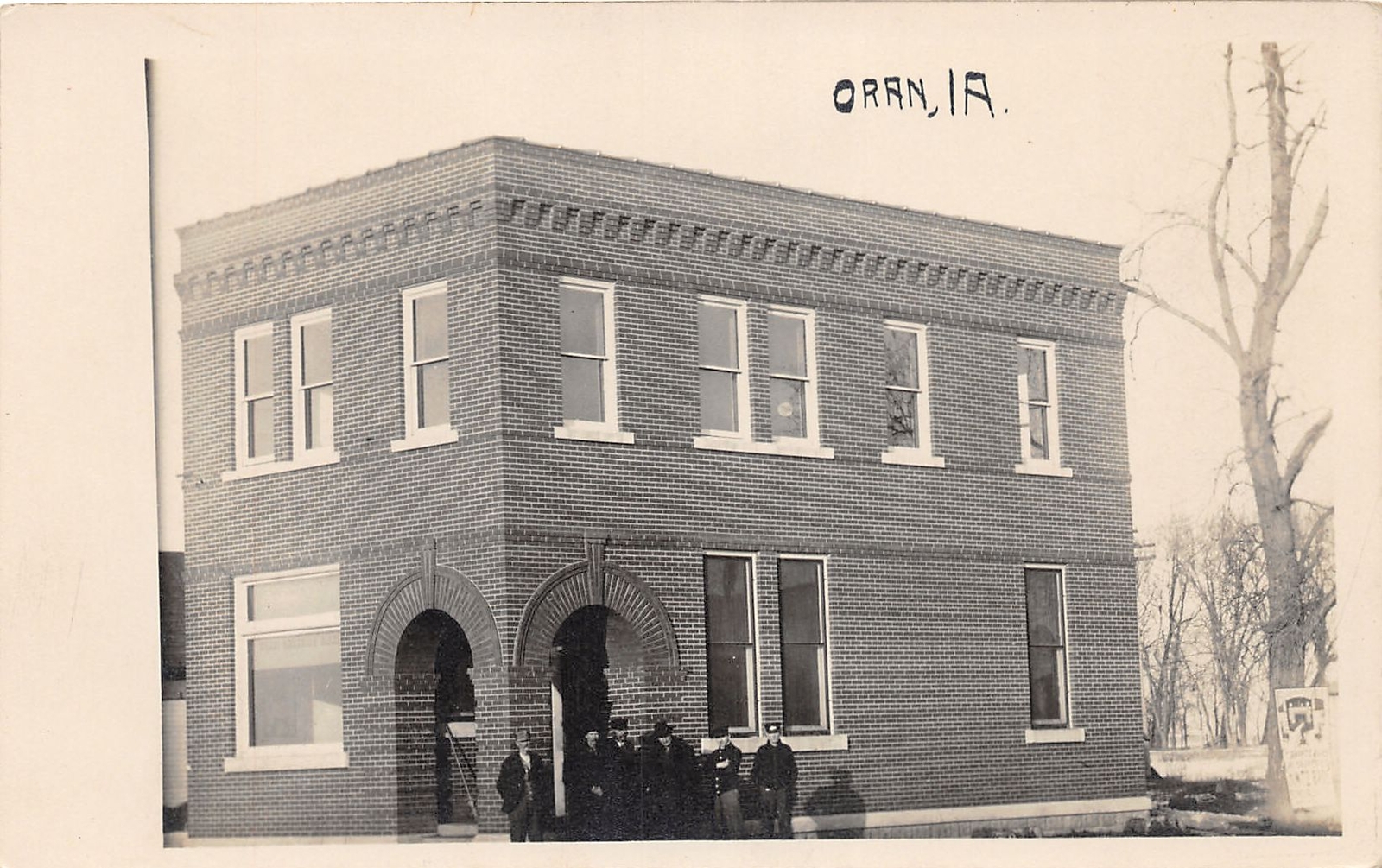 J49/ Oran Iowa RPPC Postcard c1910 Savings Bank Building 304 | eBay