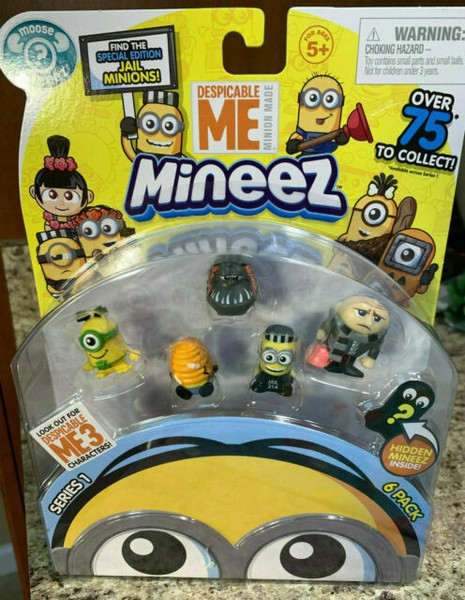 Despicable Me Minions Mineez 3 Pack Series 1 Blower Cheese Head ? Ages ...