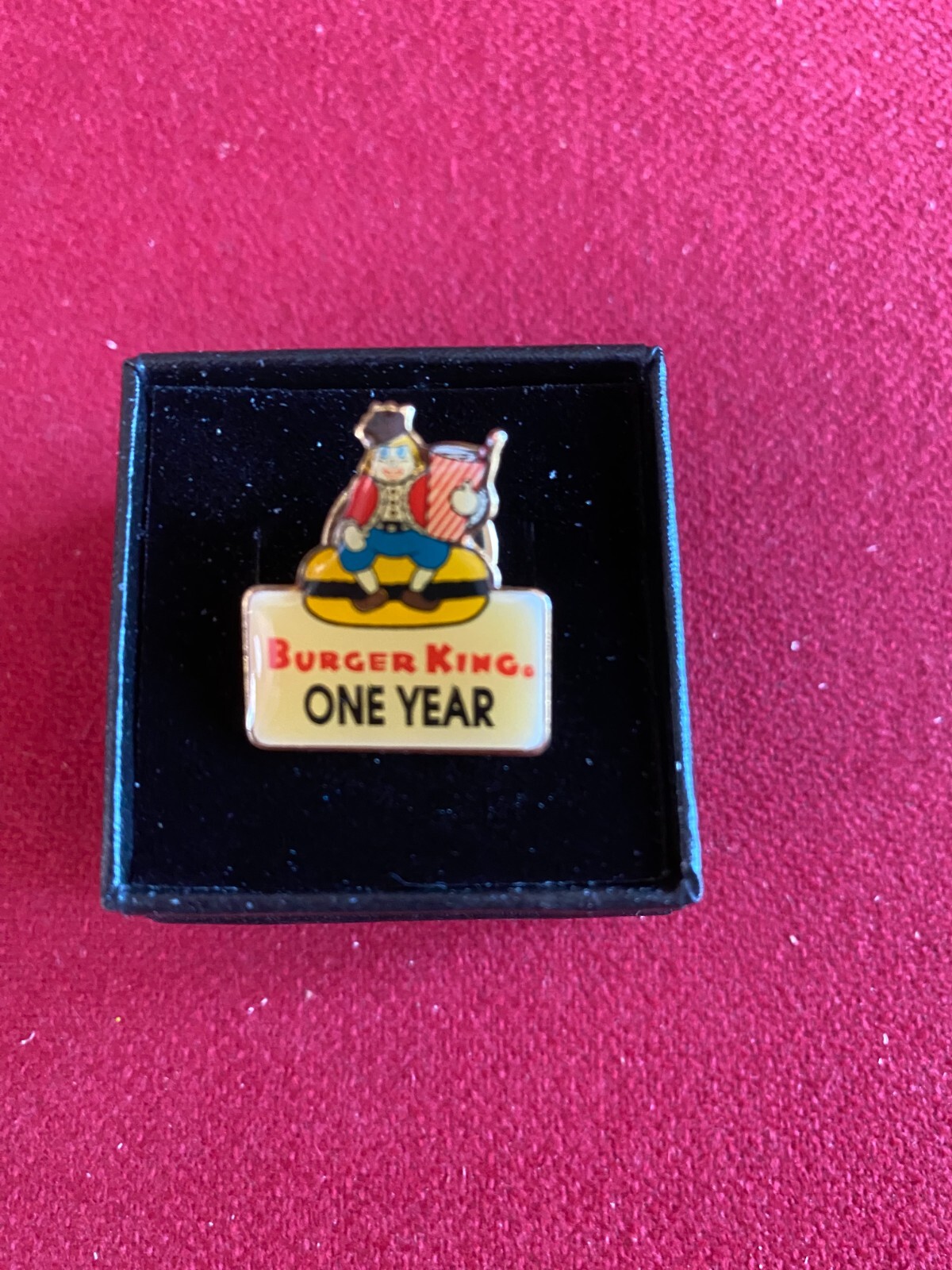 1950-60's, Burger King, Employee 1-Year Service Pin (Scarce / Vintage ...