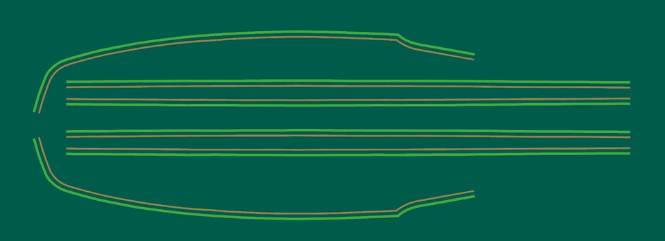 KAWASAKI KZ650 B1 1977 Candy Emerald Green Decal Kit KAWASAKI Z650 | eBay