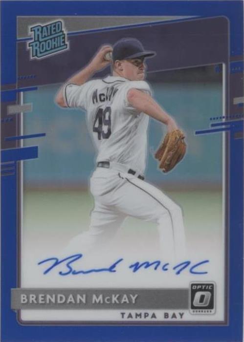 2020 Panini Donruss Optic - Rated Rookie Signatures Brendan McKay #RRS ...